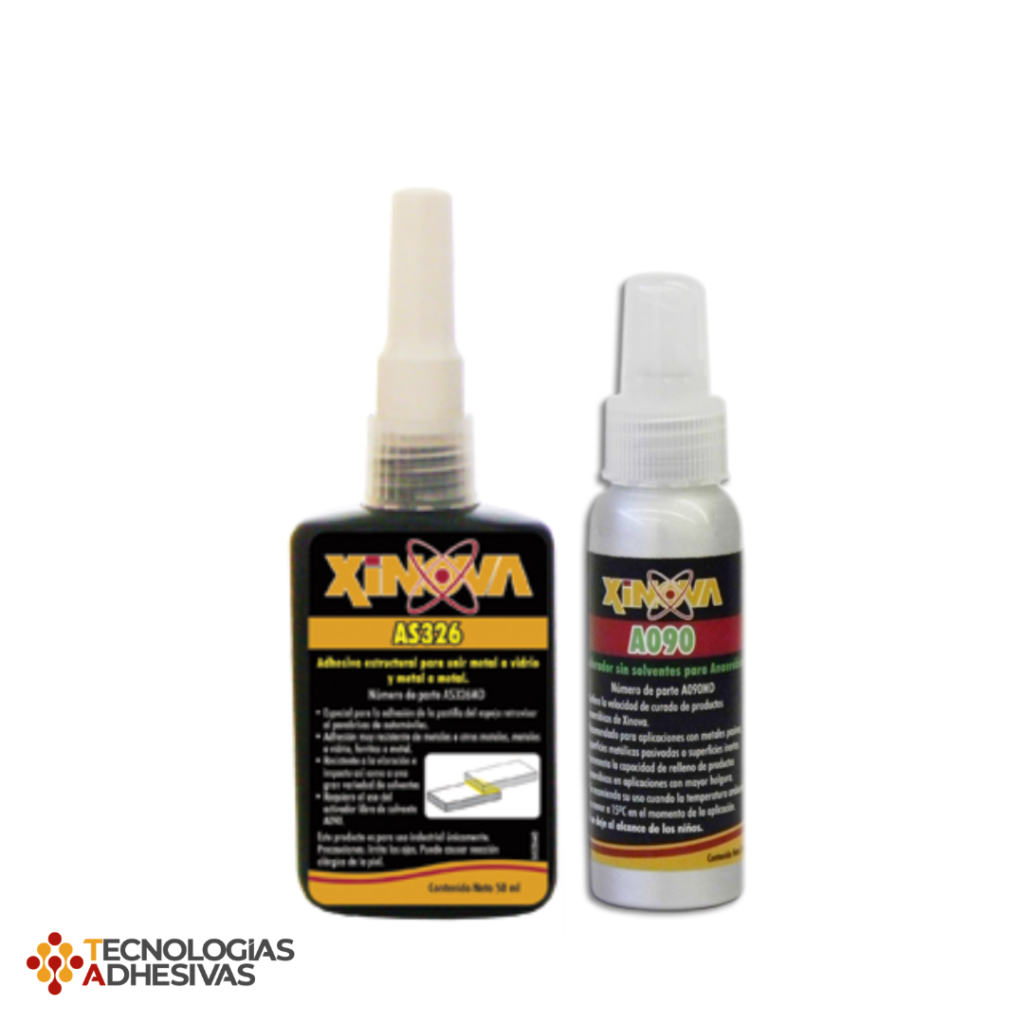 Xinova AS326/A090 – Kit Adhesivo estructural – 50ml – Adhesivos ...